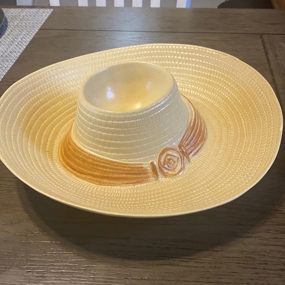 Treasure Craft | Dining | Vintage Ceramic Cowboysombrero Hat Chip And ...